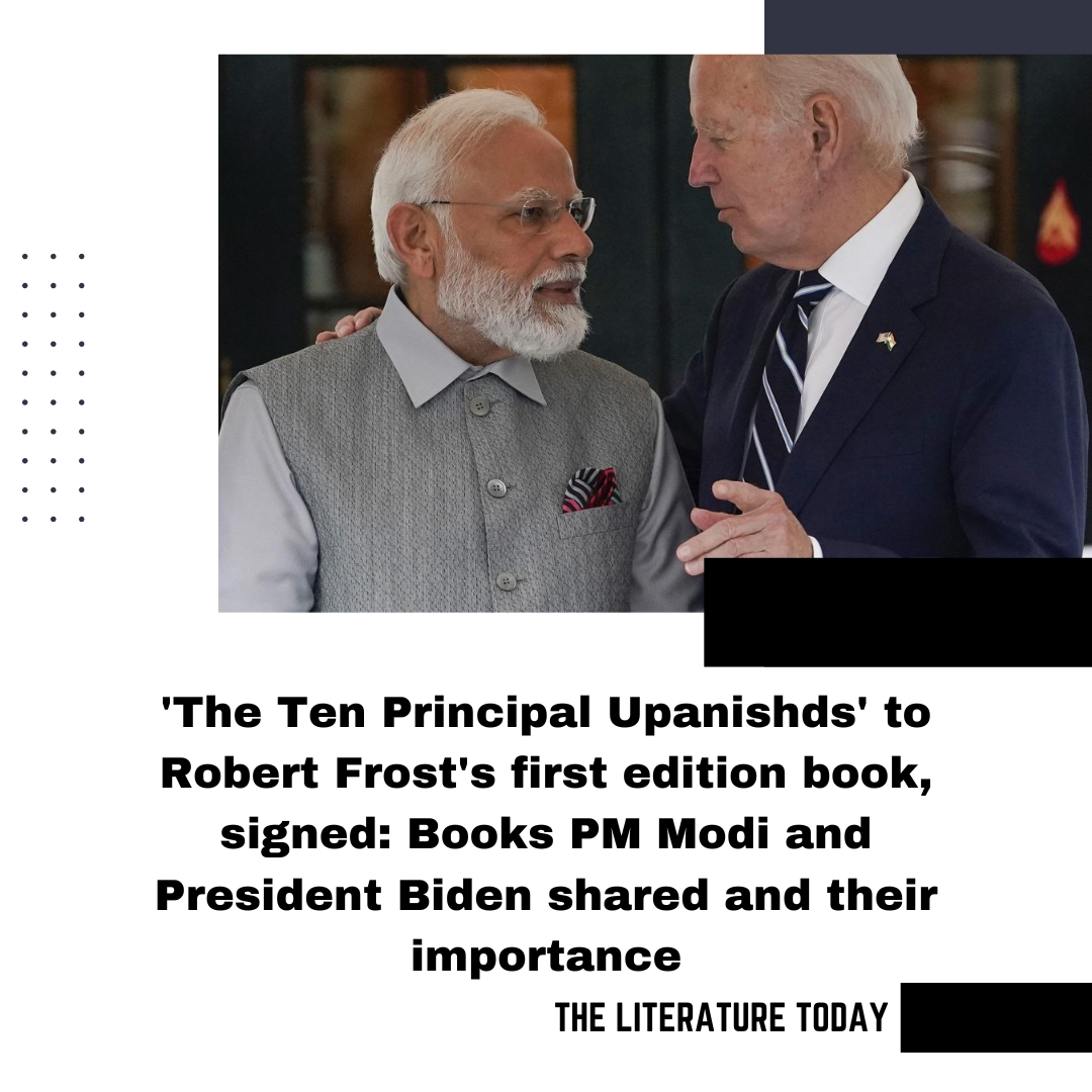 'The Ten Principal Upanishds' to Robert Frost's first edition book ...