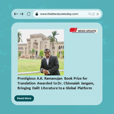 Prestigious A.K. Ramanujan Book Prize for Translation Awarded to Dr ...